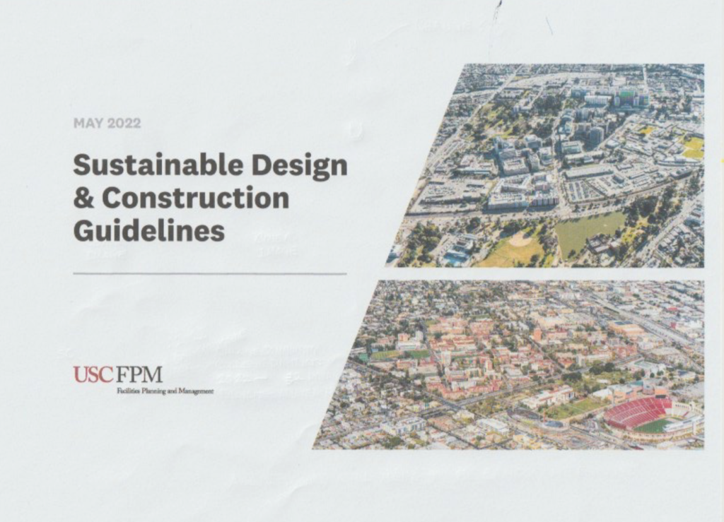 University of Southern California Sustainable Design & Construction ...